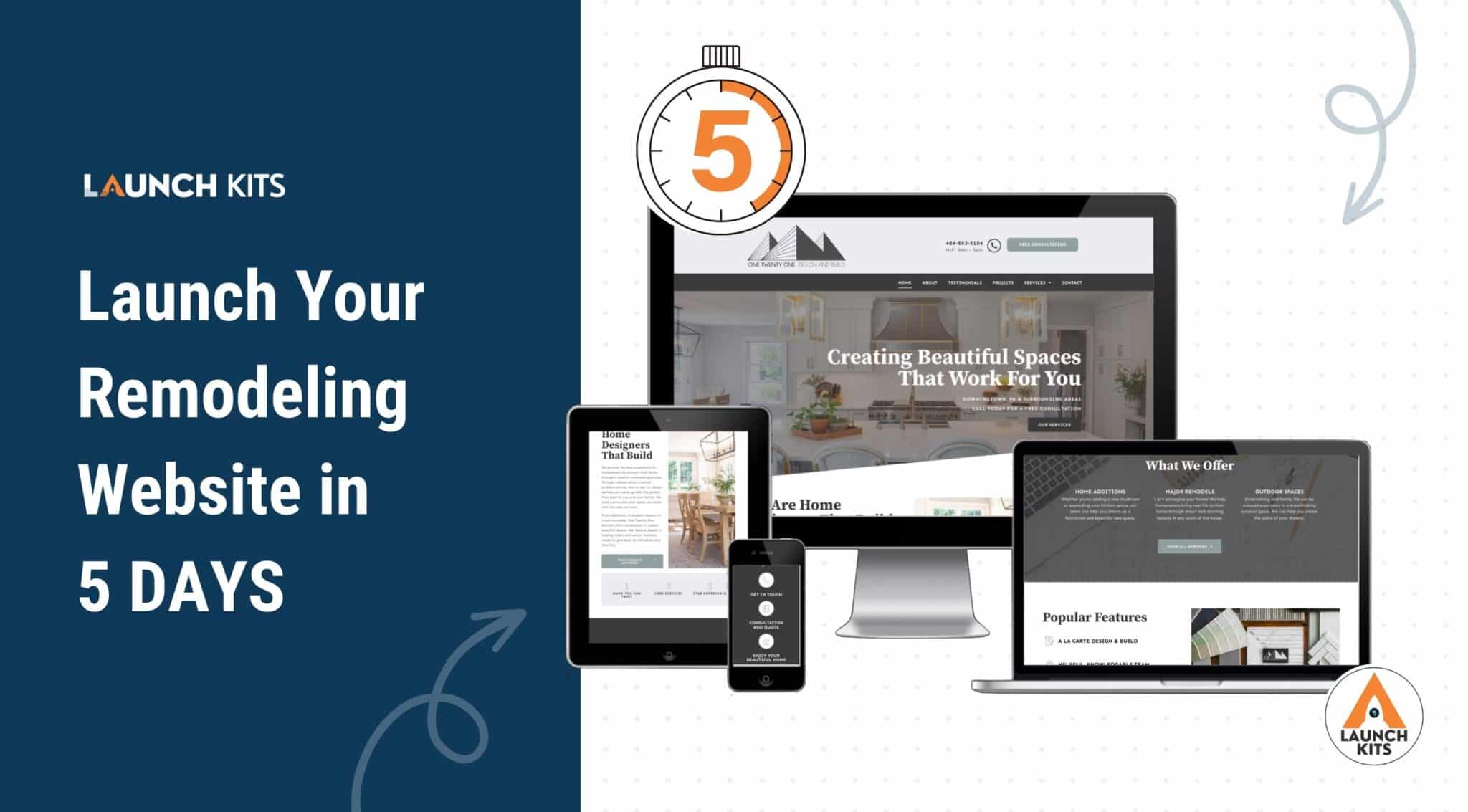 Build the PERFECT Remodeling Website - Launch Kits Web Design Company