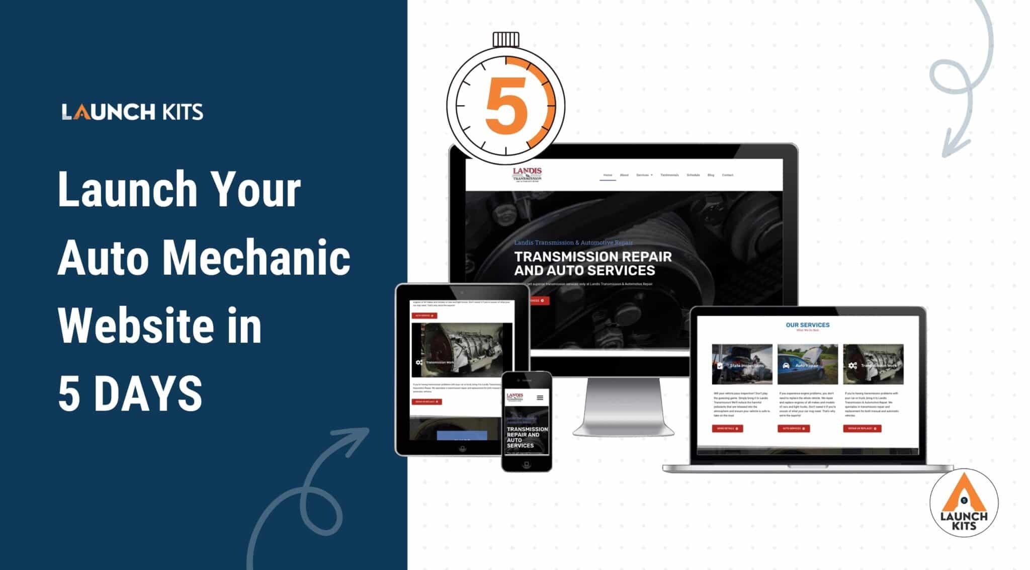 The Perfect Auto Body Website - Launch Kits | Your Website Live In 5 Days